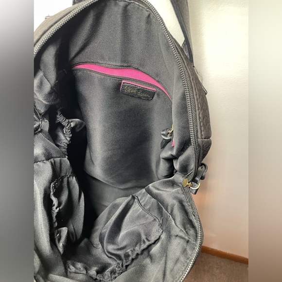 Elliott Lucca | Bags | Elliot Lucca Quilted Olvera Metro Backpack Black ...